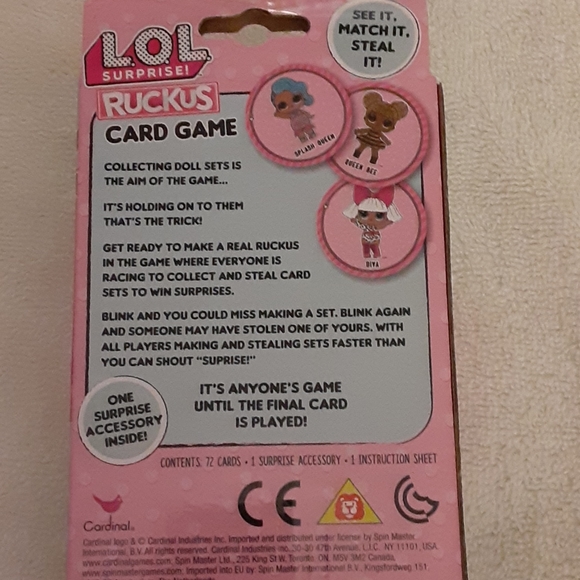 L.O.L. Vintage | Toys | Lol Surprise Ruckus Card Game | Poshmark